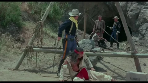 USA - 1964 - In this western, a US Caval... | Stock Video | Pond5