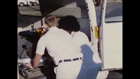 USA - 1970s - USAF security police work ... | Stock Video | Pond5