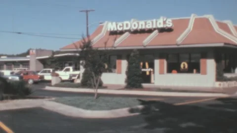 USA - 1988: mcdonalds building architect... | Stock Video | Pond5