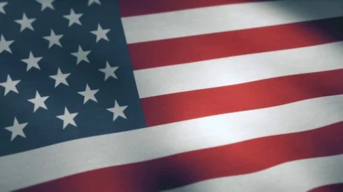 USA American Flag. Seamless Looping Anim... | Stock Video | Pond5