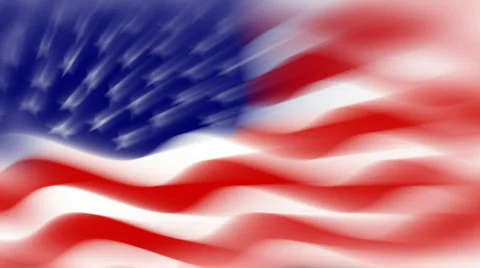 USA flag background, loop | Stock Video | Pond5
