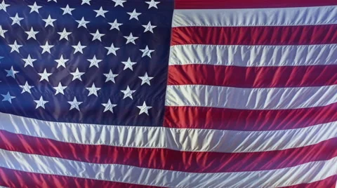 USA flag detail background | Stock Video | Pond5