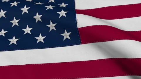USA Flag Loop Background | Stock Video | Pond5