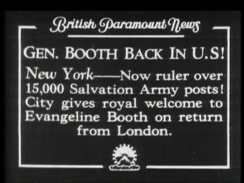 USA: General Booth back in the U.S. New ... | Stock Video | Pond5