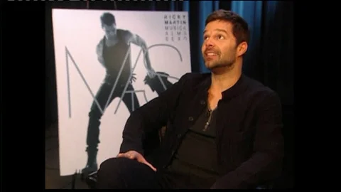 USA: Latin singer Ricky Martin talks abo... | Stock Video | Pond5