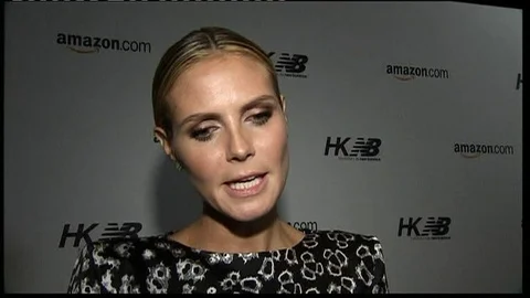 USA: Model Heidi Klum launches her new a... | Stock Video | Pond5