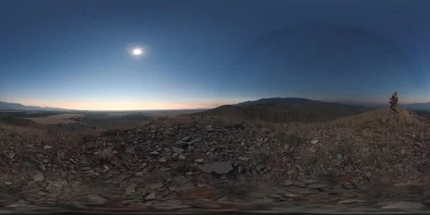 USA Total Solar Eclipse 360 | Stock Video | Pond5