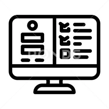 Usability testing ux ui design line icon vector illustration ...