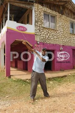 Usain Bolt's Father Gideon Known As Wellesley Bolt At His Butchers Shop ...