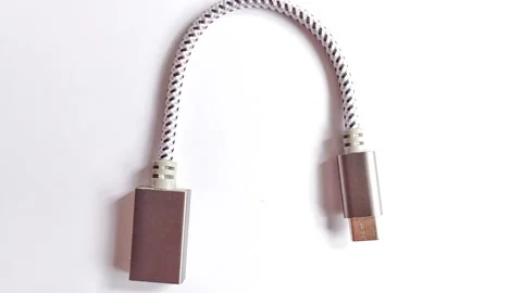 USB on the go. Portable otg device for t... | Stock Video | Pond5