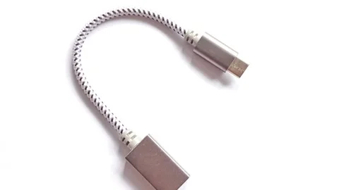 USB on the go. Portable otg device for t... | Stock Video | Pond5