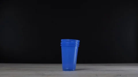 Use a glass instead of a plastic glass b... | Stock Video | Pond5