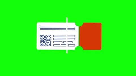 The use of QR code, scan your ticket on ... | Stock Video | Pond5