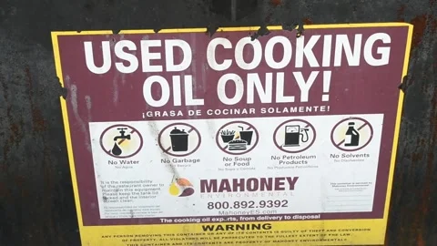 Used Cooking Oil Stock Footage ~ Royalty Free Stock Videos | Pond5