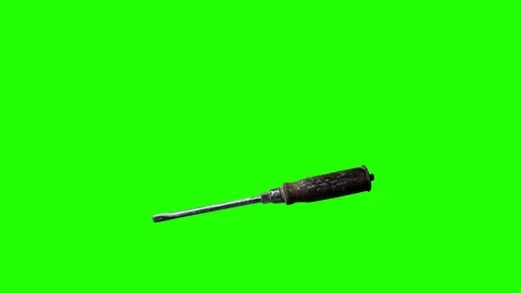 Used vintage screwdriver tool animation ... | Stock Video | Pond5