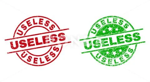 USELESS Round Badges Using Corroded Texture ~ Clip Art #151537583