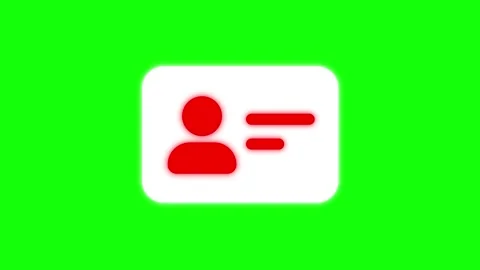 User account on computer window. Animate... | Stock Video | Pond5