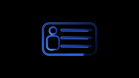 User account on computer window. Animate... | Stock Video | Pond5