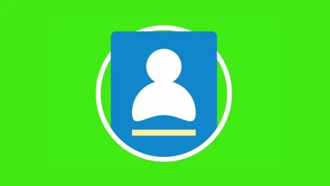 User person profile icon animation. Chro... | Stock Video | Pond5