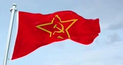 Cccp Flag Waving