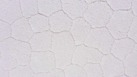 Uyuni Salt Flats Hexagonal Formations. A... | Stock Video | Pond5