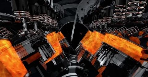 Engine Animation Stock Video Footage | Royalty Free Engine Animation ...