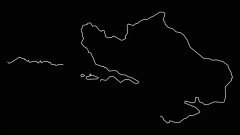 Vagar map of Faroe Islands outline anima... | Stock Video | Pond5