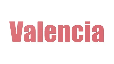 Valencia Animated Wordcloud Isolated On ... | Stock Video | Pond5