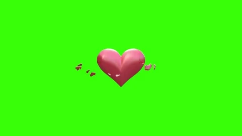 Valentines day on a green screen | Stock Video | Pond5