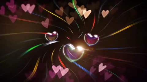 Valentines Day Greeting 4K Animation. Be... | Stock Video | Pond5