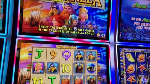 Valhalla Slot Machine Casino Game | Stock Video | Pond5