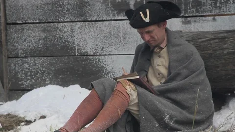 Valley Forge Freezing Continental Soldie... | Stock Video | Pond5