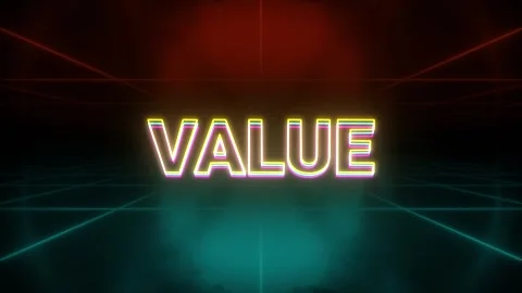 Value animation retro background | Stock Video | Pond5