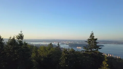 Vancouver City overview in drone shot. C... | Stock Video | Pond5