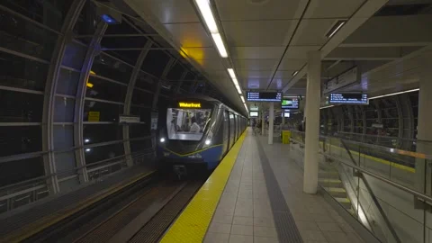 Vancouver Skytrain Stock Footage ~ Royalty Free Stock Videos | Pond5