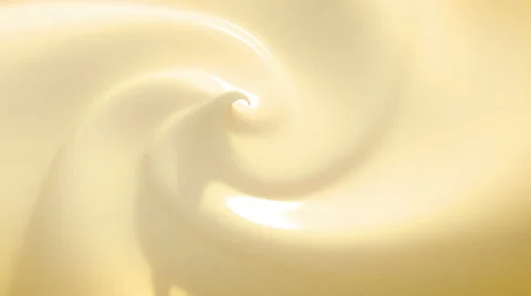 Vanilla Cream in Looped Animation. HD 10... | Stock Video | Pond5