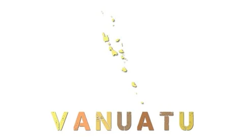 Vanuatu map with paper regions. Animated... | Stock Video | Pond5