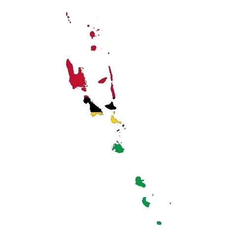 Vanuatu outline map animation with flag ... | Stock Video | Pond5