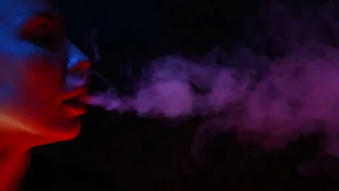 Woman Vaping Stock Footage ~ Royalty Free Stock Videos | Page 3