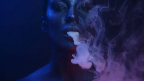 Beautiful Woman Smoking Stock Video Footage | Royalty Free Beautiful ...