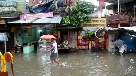 Varanasi Floods Stock Video Footage | Royalty Free Varanasi Floods ...