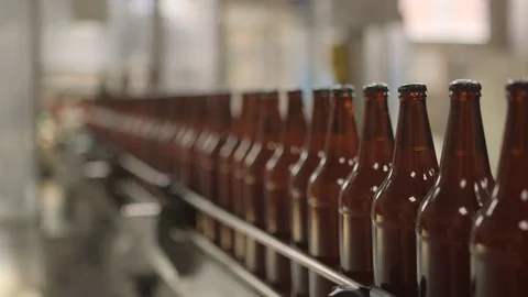 Various angles and shots of beer bottles... | Stock Video | Pond5