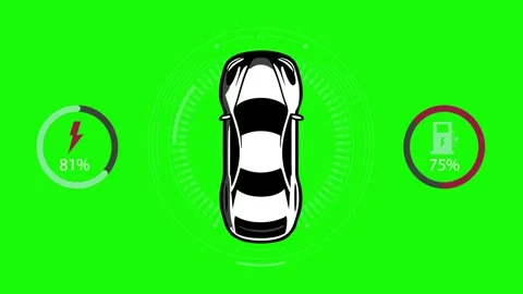 Various Car Animations on Green Screen -... | Stock Video | Pond5