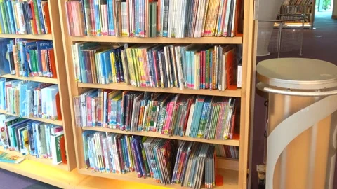 Various Children's Books - Library | Stock Video | Pond5