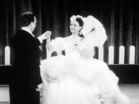 Various ladies appear on stage as a man ... | Stock Video | Pond5