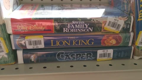 Various Old Classical VHS Movies Availab... | Stock Video | Pond5
