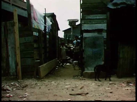 Various shots of slums in Puerto Rico in... | Stock Video | Pond5