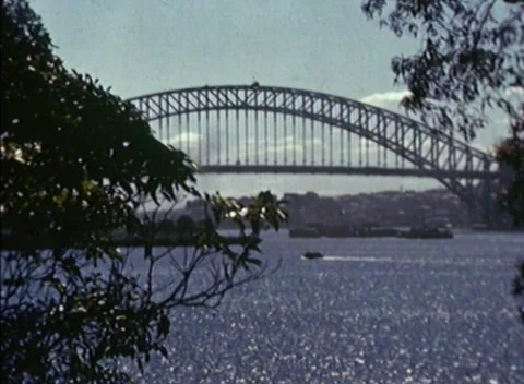 Various Sydney Landmarks, Australia 1948 | Stock Video | Pond5