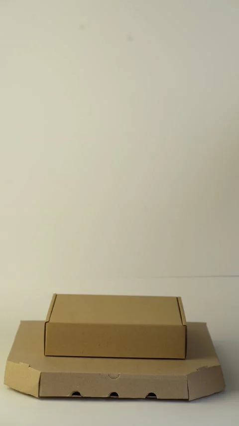 Various types of paper boxes and package... | Stock Video | Pond5