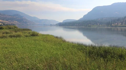 Vaseux Lake, Vaseux Lake Provincial Park... | Stock Video | Pond5